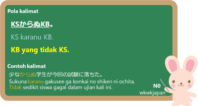 からぬ (karanu) dalam Bahasa Jepang | Belajar Bahasa Jepang Online | wkwkjapan